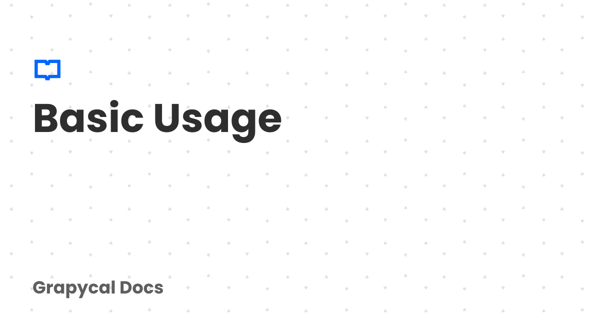 Basic Usage | Grapycal Documentation
